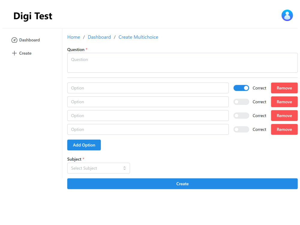 A digital testing system | Upwork