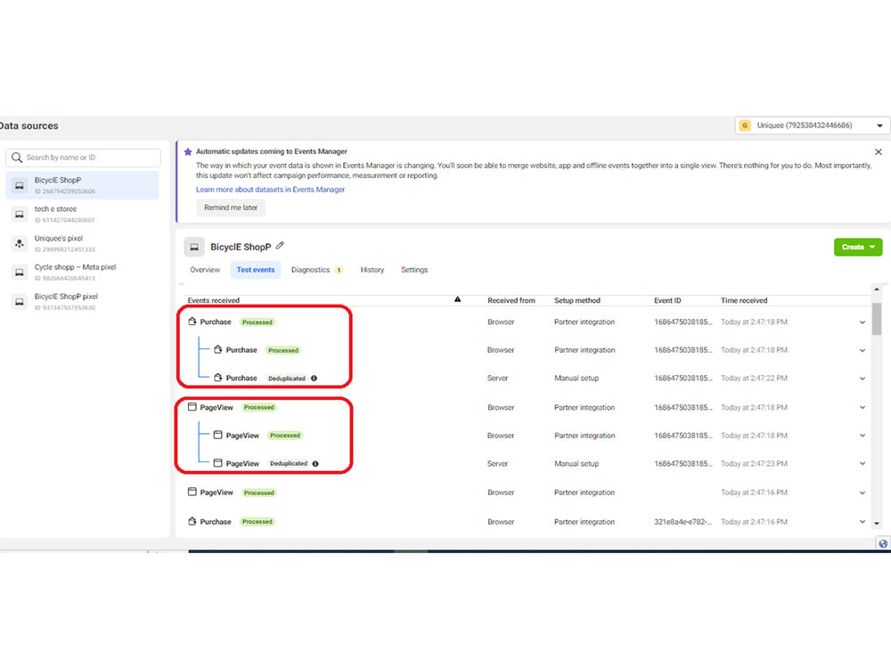 Setup facebook pixel conversion API, ga4, server side tracking by GTM | Upwork