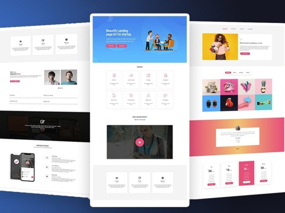 PSD/Figma Design to HTML5/CSS3 Fully Mobile resposible Web page | Upwork