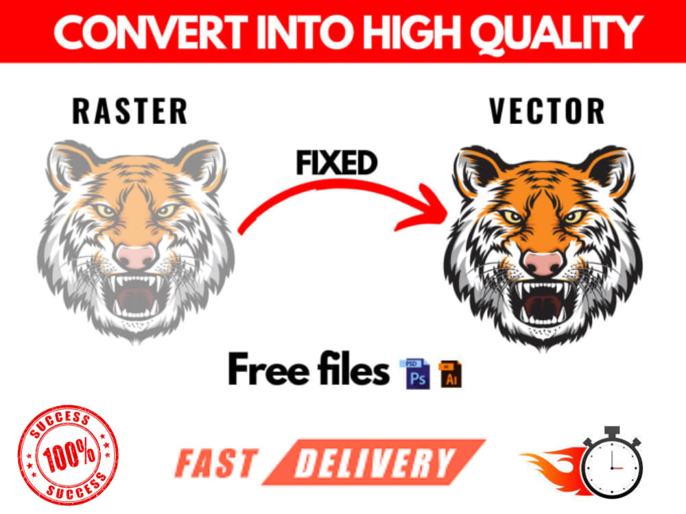 High-resolution vector file of your low-quality logo, image, sketch ...