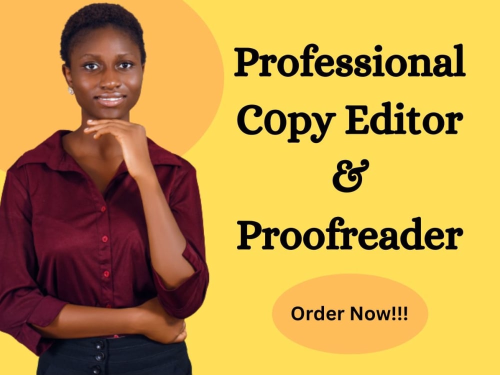 A professional editor to edit and proofread any document or website | Upwork