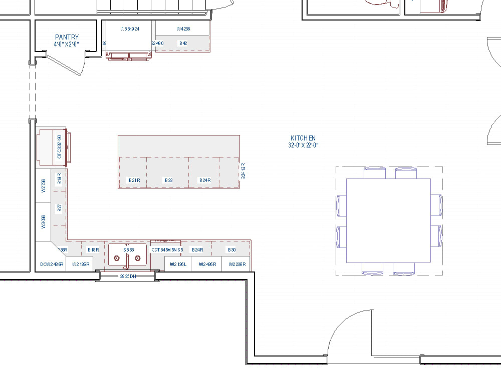A cohesive kitchen layout that you will love | Upwork