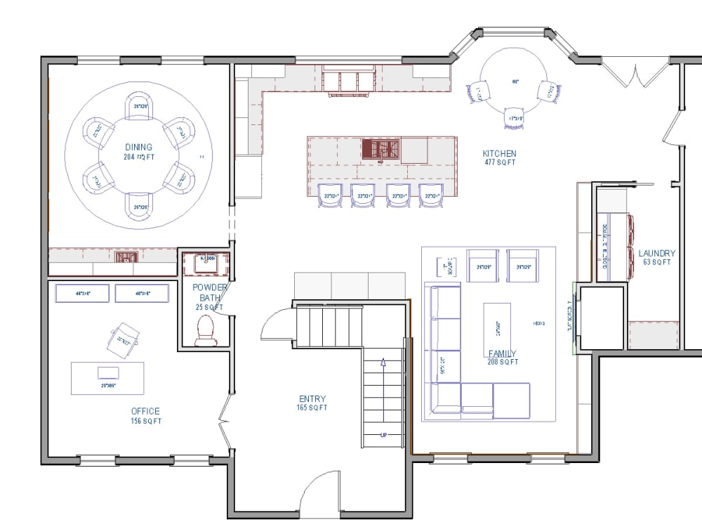 A cohesive kitchen layout that you will love | Upwork
