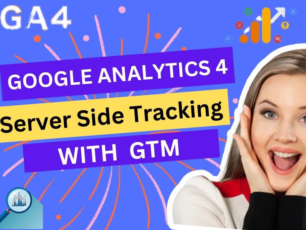 Setup google analytics 4, ga4 e-commerce tracking with GTM | Upwork Setup google analytics 4, ga4 e-commerce tracking with GTM | Upwork