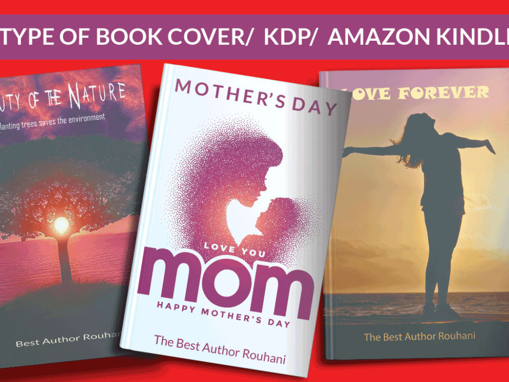 An amazon kdp book cover design and kindle ebook design, book design ...