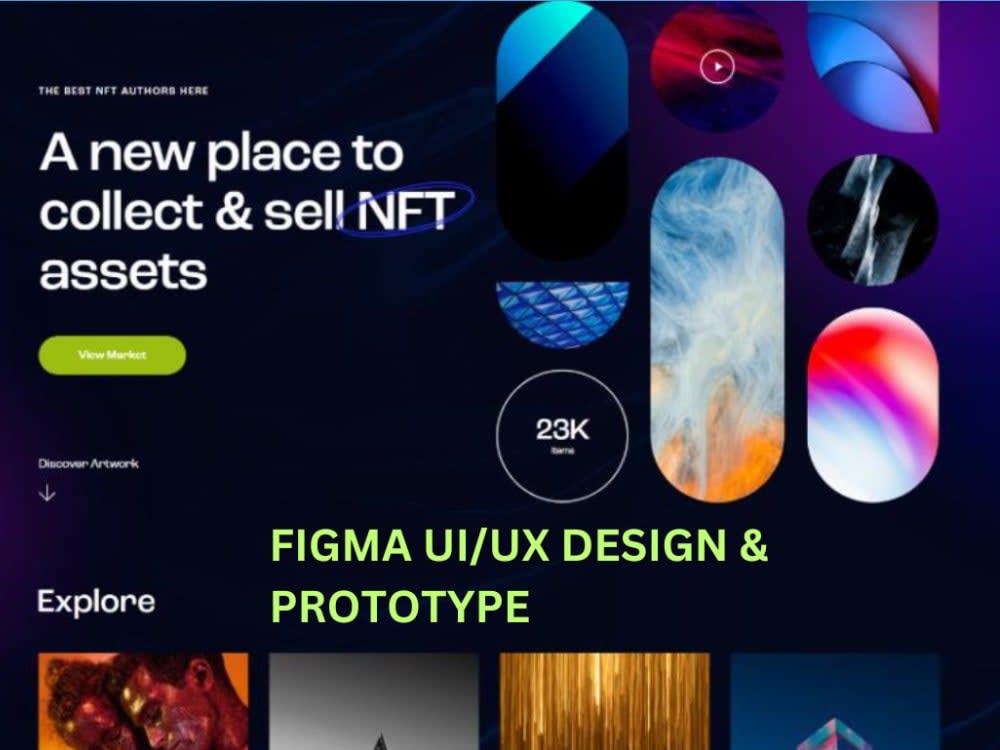 A modern UI UX web, mobile app design with figma screen prototype | Upwork