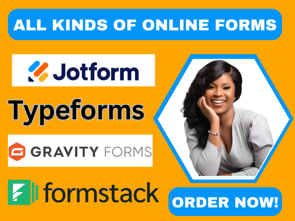 Online form, jotform, typeform, wufoo form, gravity form, form stack | Upwork