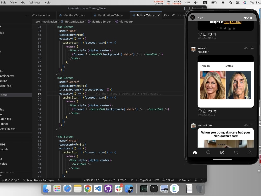 Next-level mobile app with React native | Upwork