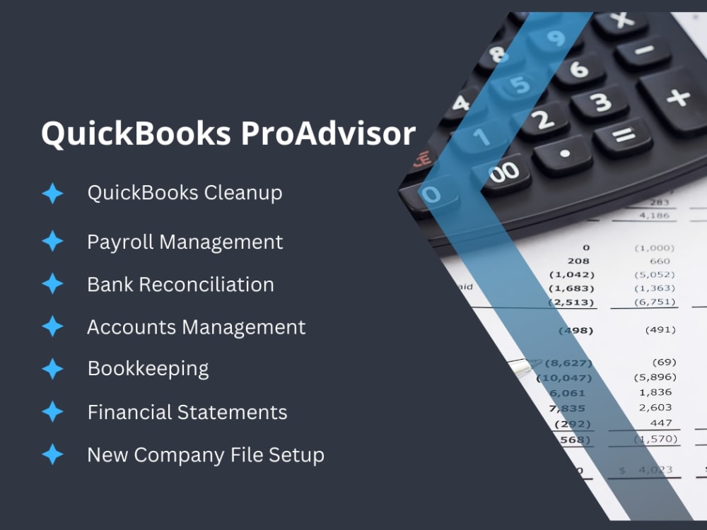A QuickBooks Certified Proadvisor/ Bookkeeper/ Accountant. | Upwork