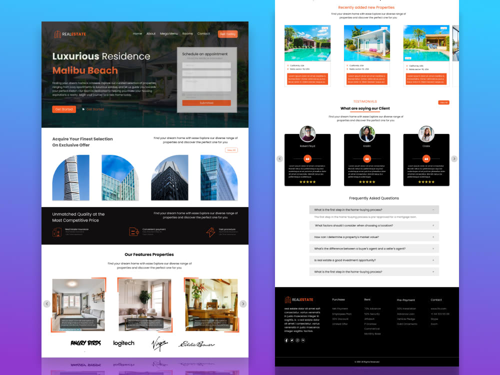 UI UX designer, website design and ui ux landing page in XD Figma and ...