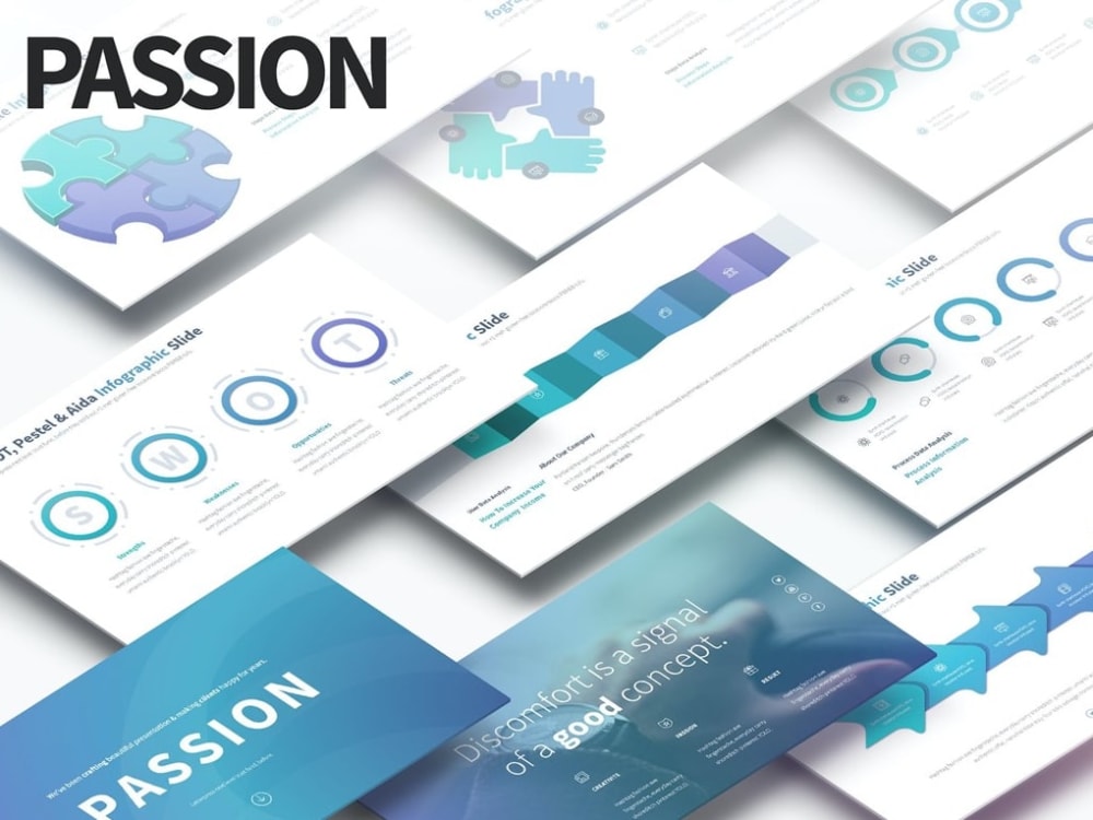 PowerPoint Presentation Pitch Deck in McKinsey style Data Visualization ...