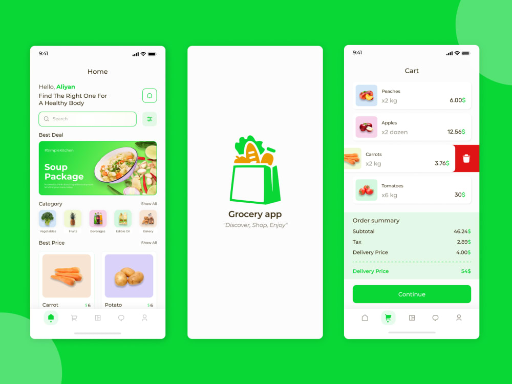 A perfect and modern mobile app UX/UI design | Upwork