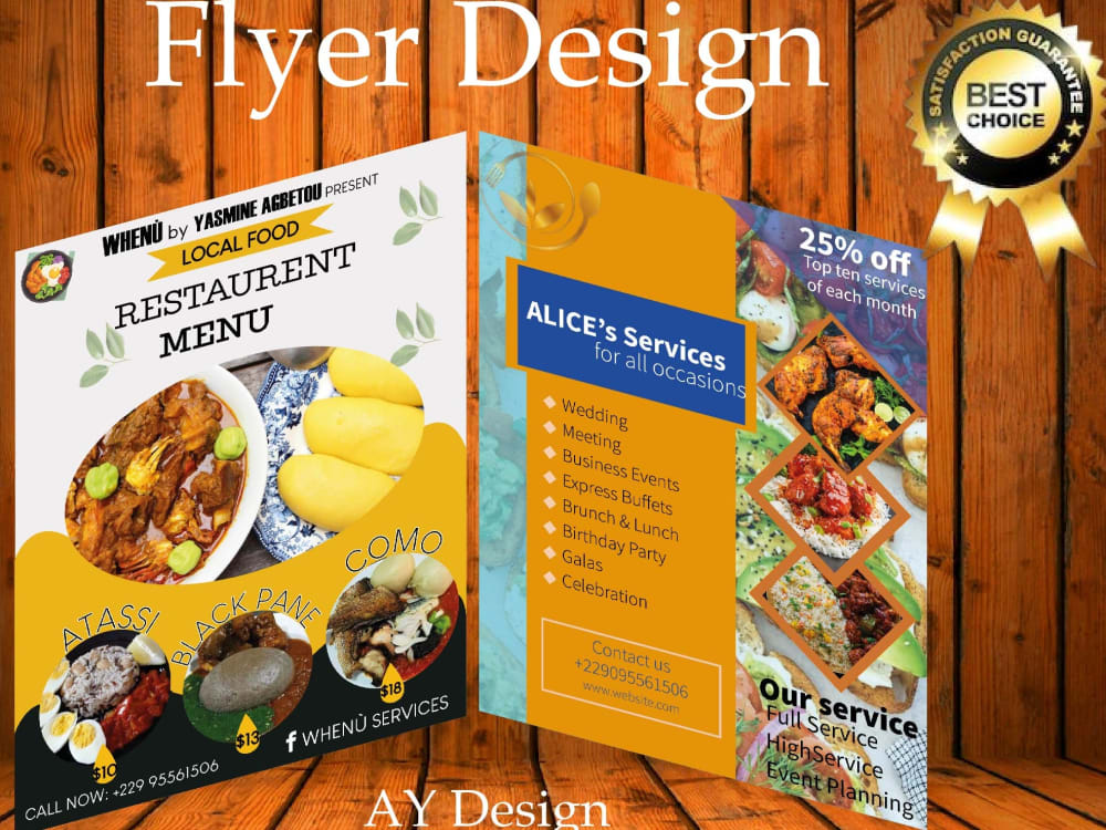 A design modern, professional and exeptional flyer in 16 hours | Upwork
