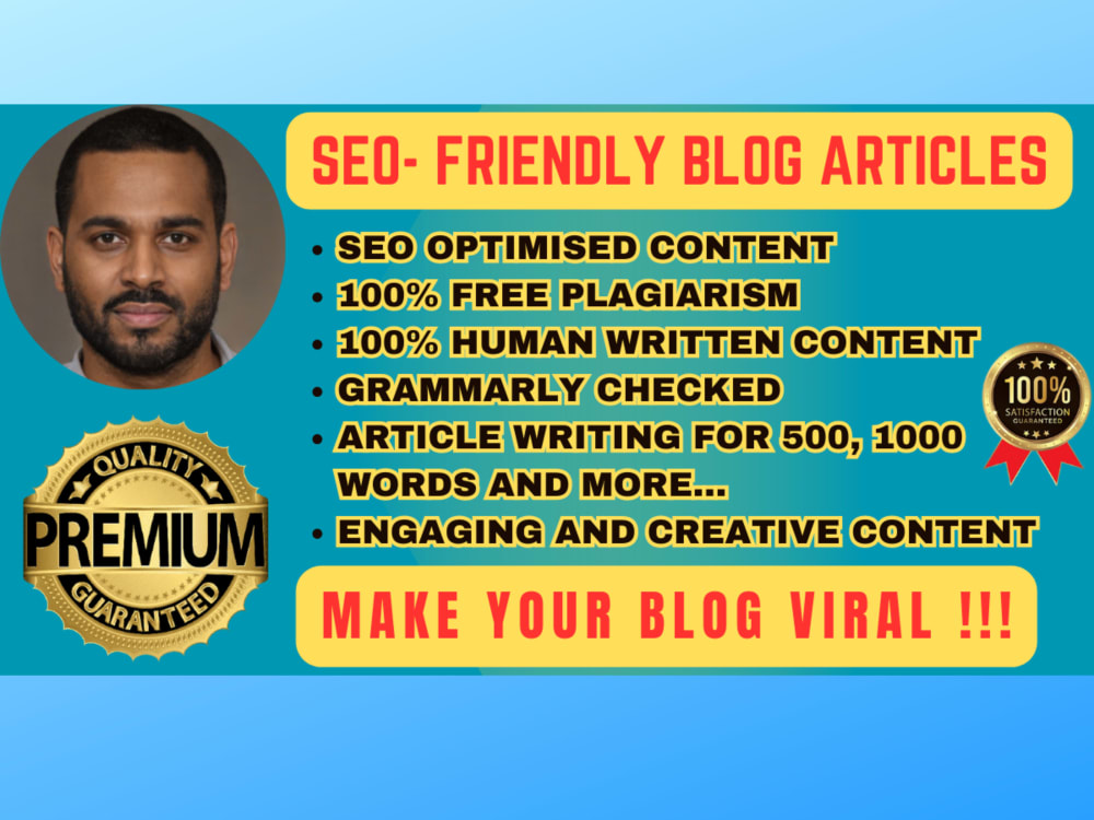 SEO friendly blogs and articles with high engaging and informative content | Upwork