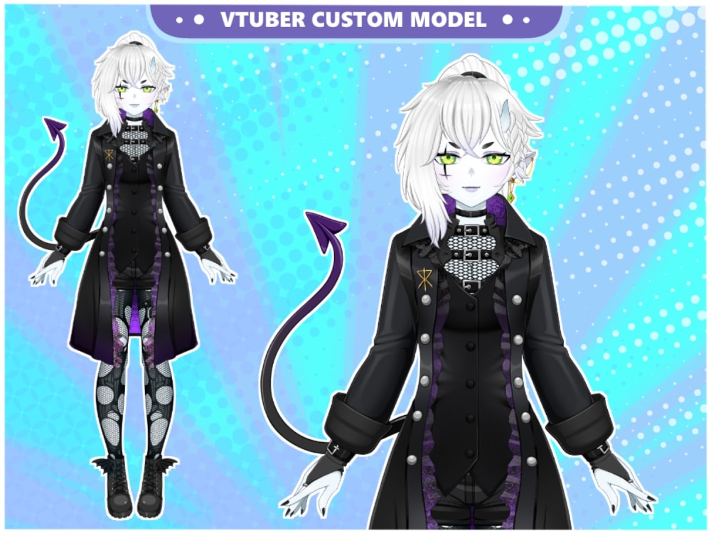 Draw amazing vtuber anime character models for live2d | Upwork