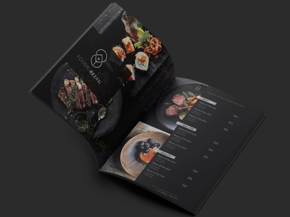 Amazing menu design, editable food restaurant menu | Upwork