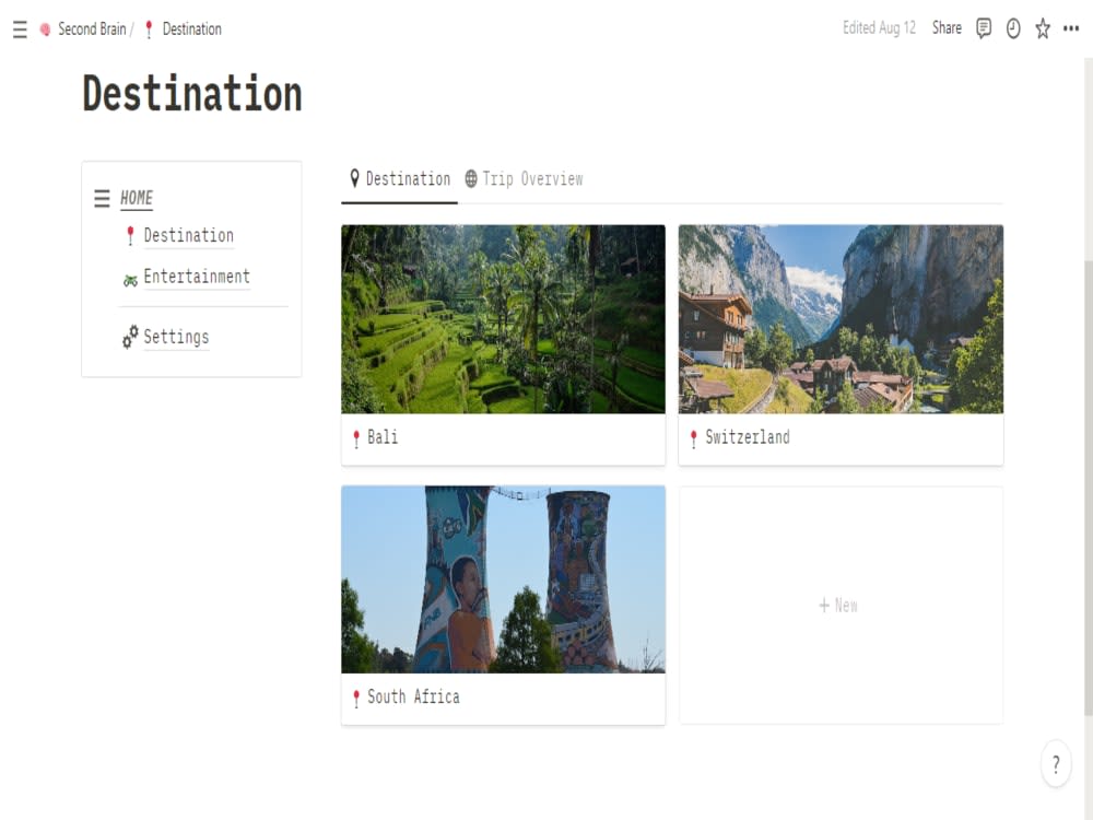 A second brain notion template | Upwork