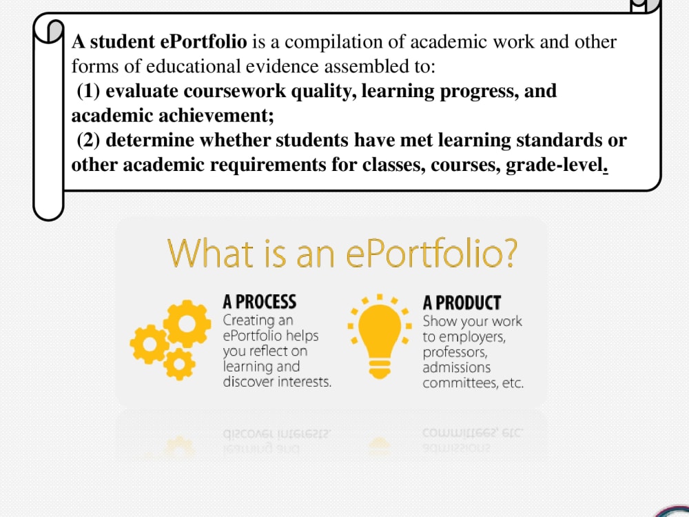 To know How to Assess, Create and Publish Students’ e-Portfolios | Upwork