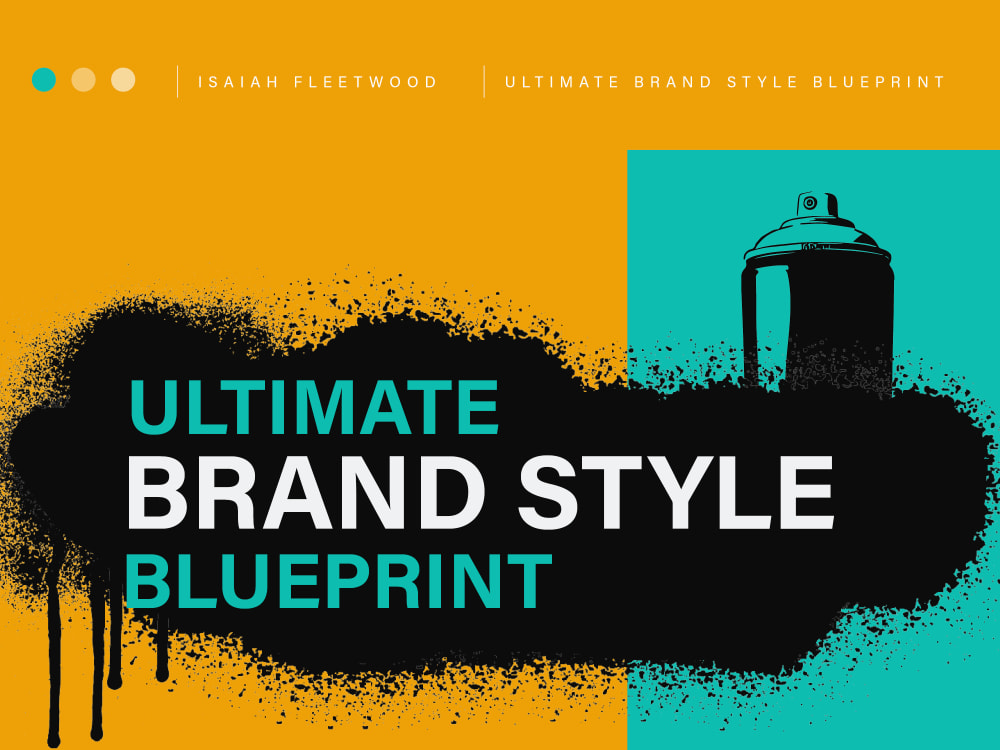 The Ultimate Brand Style Blueprint - Logo Design - Typography ...