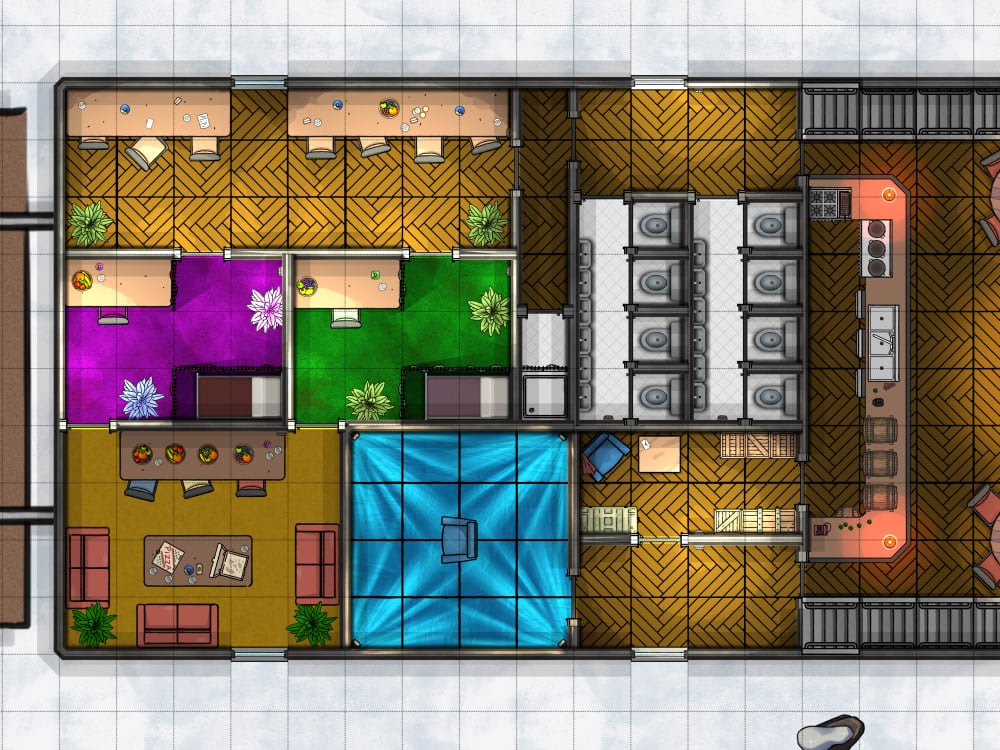 A tabletop RPG map fully customized | Upwork