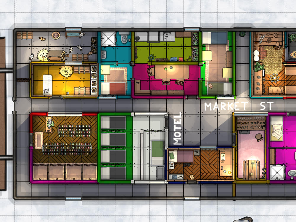 A tabletop RPG map fully customized | Upwork