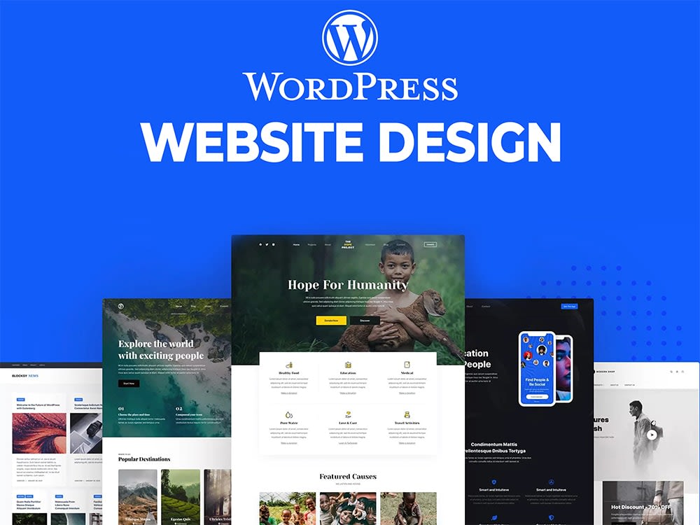 Wordpress Website Design, Responsive Wordpress Website, Ecommerce Website | Upwork