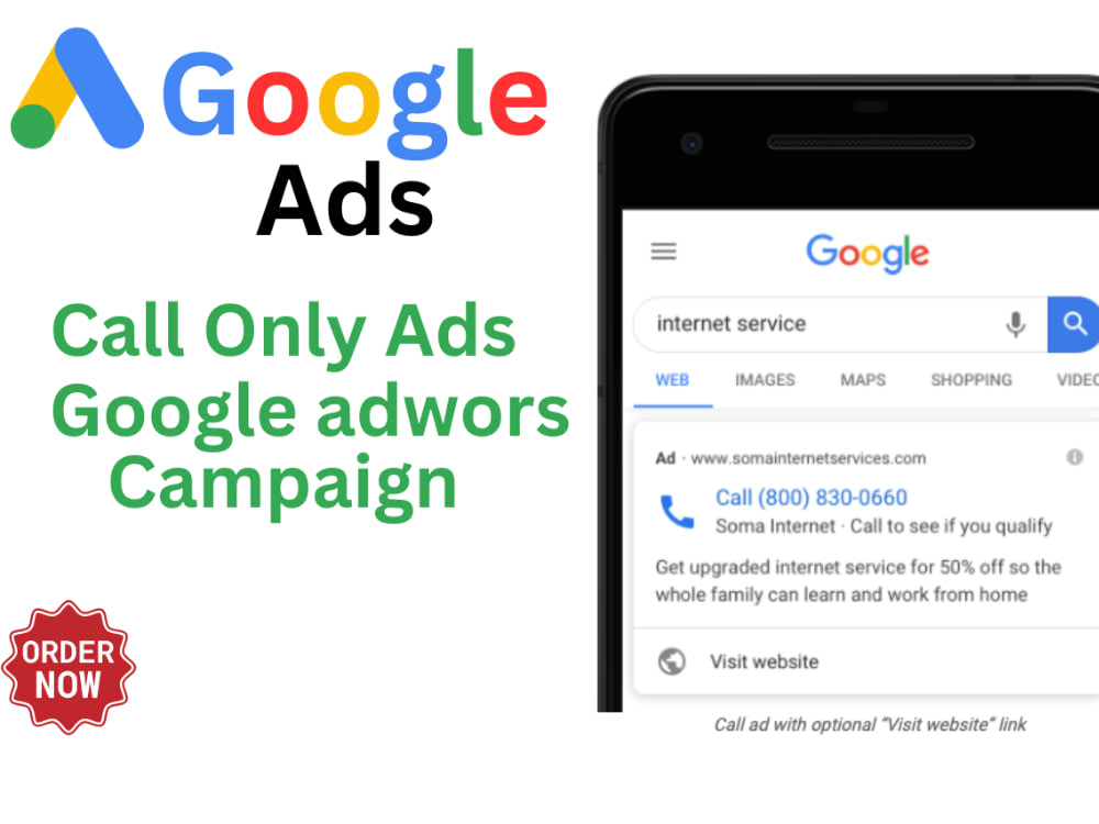 Call only google ads campaign for local business | Upwork