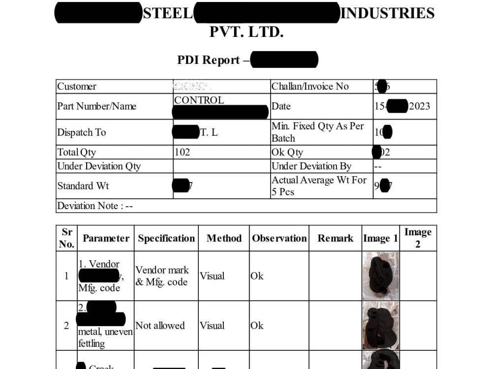 Digital PDI With Auto-Generated Emails Attached PDF File Contains ...