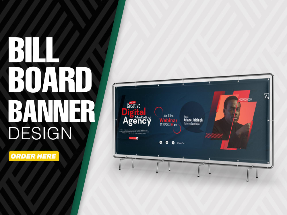 A professional signage banner of any kind | Upwork