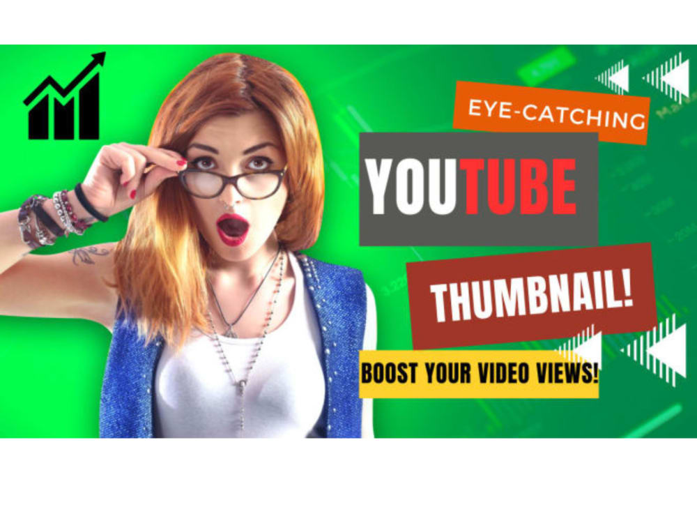 Design attractive eye catchy youtube thumbnail within 24 hours | Upwork
