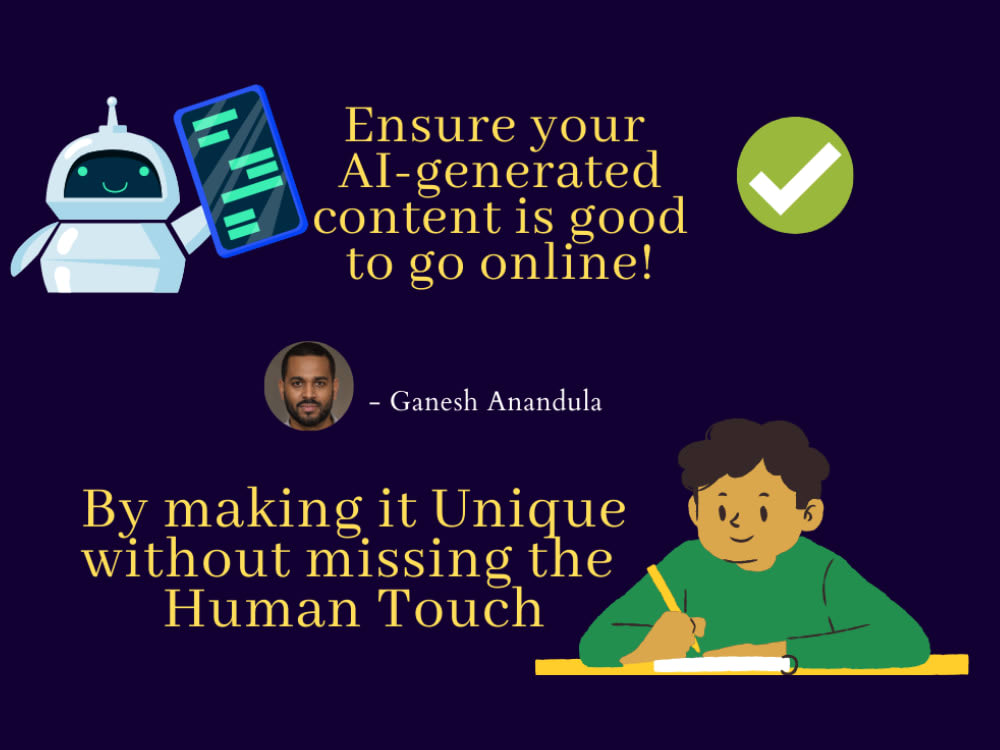 Your AI and ChatGPT content edited and re-written professionally | Upwork