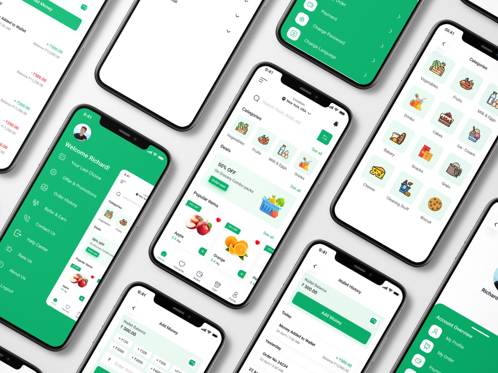 Mobile app ui / app ux design / mobile app ui design in figma / app ...