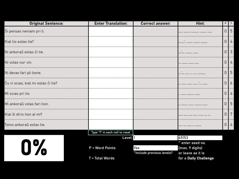 A customised language-learning game for a piece of foreign-language ...