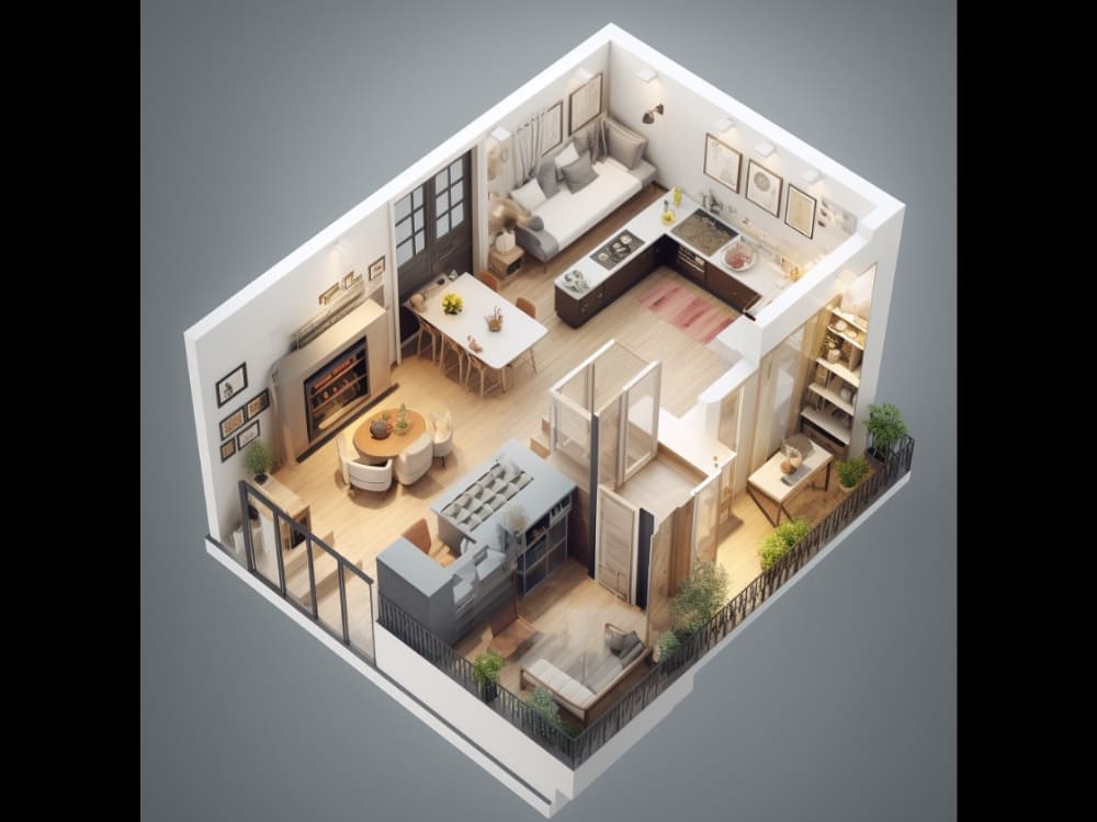 A Professional 3D Floor Plan Rendering to Bring Your Space to Life ...
