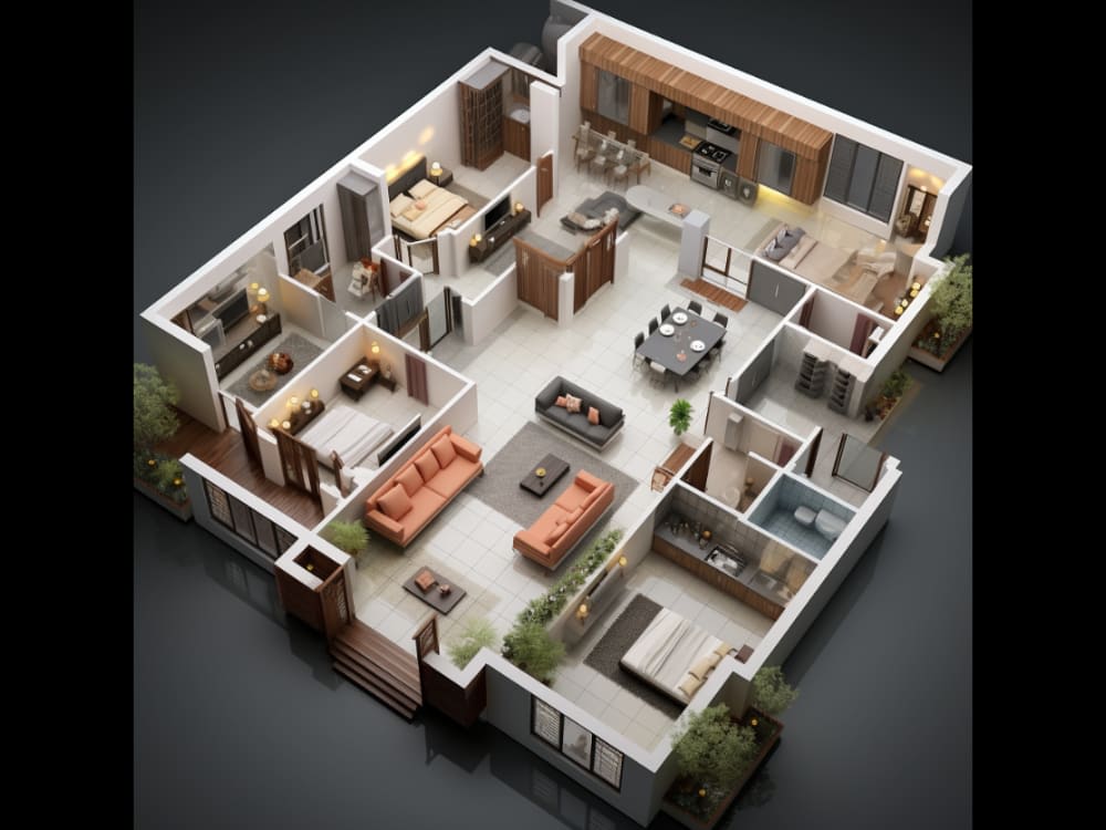 A Professional 3D Floor Plan Rendering to Bring Your Space to Life ...
