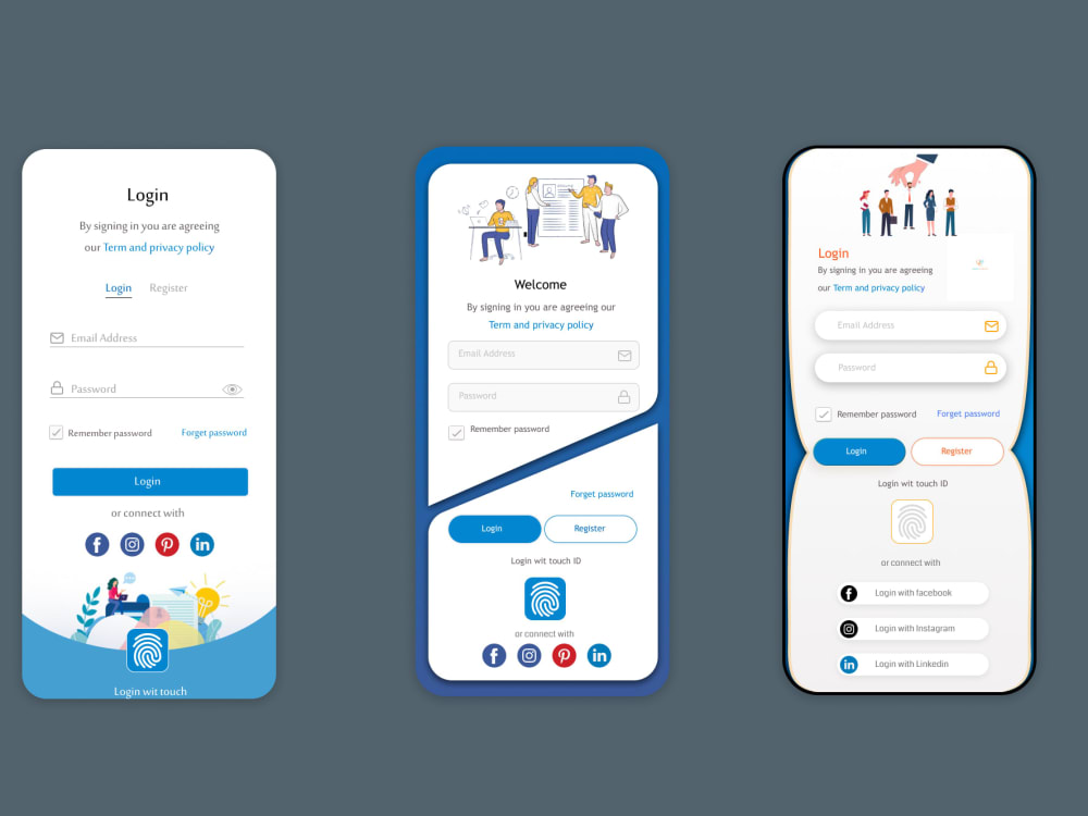 I deliver the figma file of the login form | Upwork
