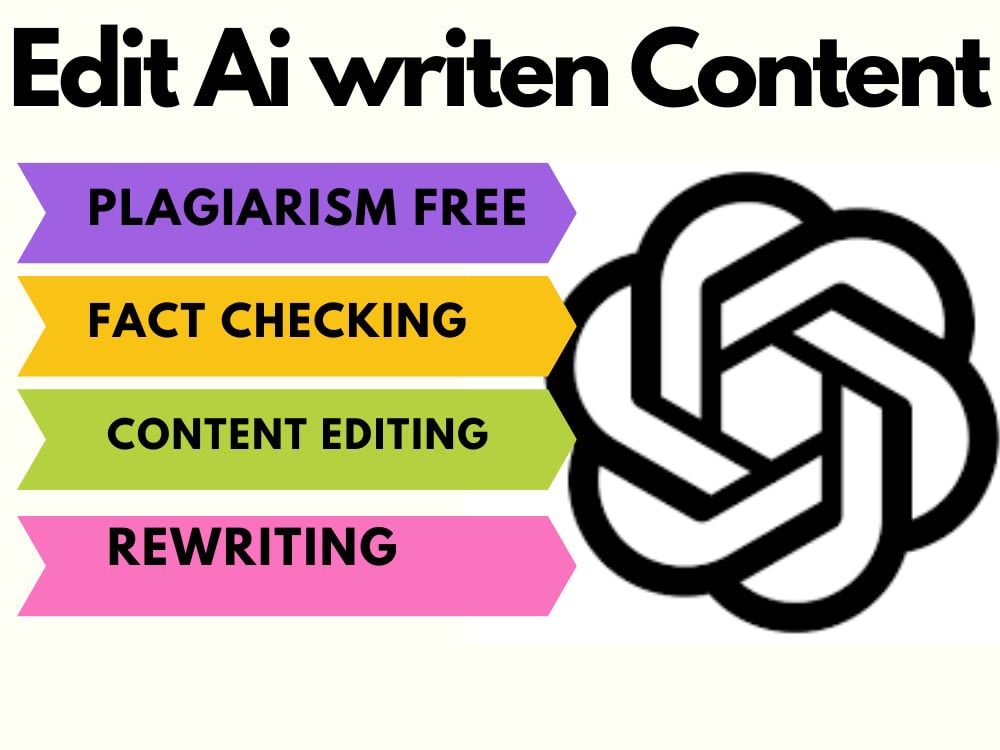 To rewrite your "AI-Generated" written content with zero plagiarism | Upwork