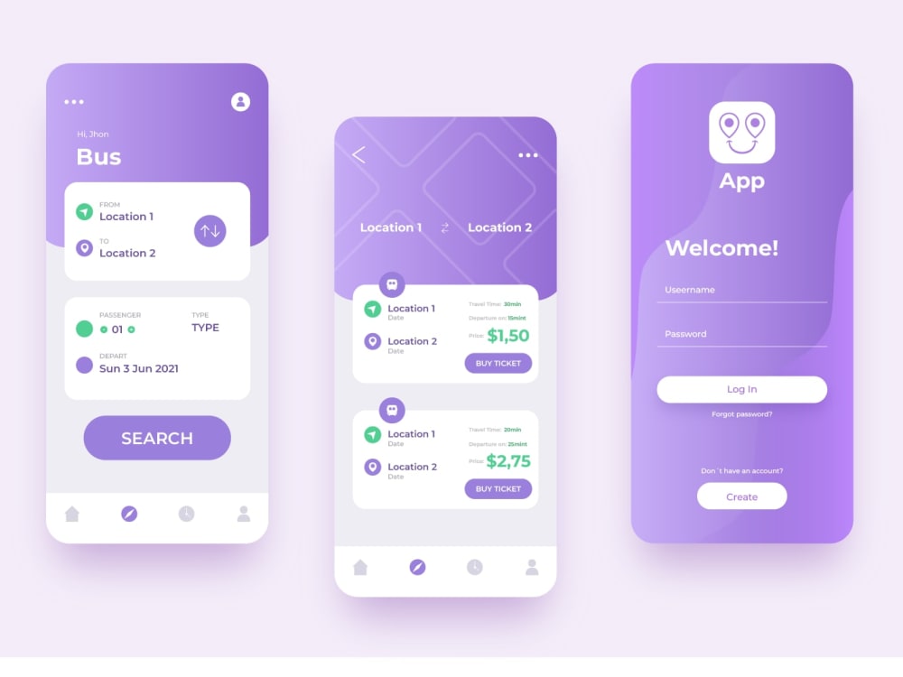 Stunning User Interface UI UX Design for mobile app from scratch | Upwork