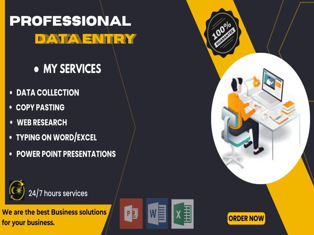 Data entry on different types of spreadsheets. | Upwork