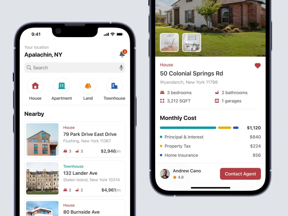 A unique Property Rental app for your business | Upwork
