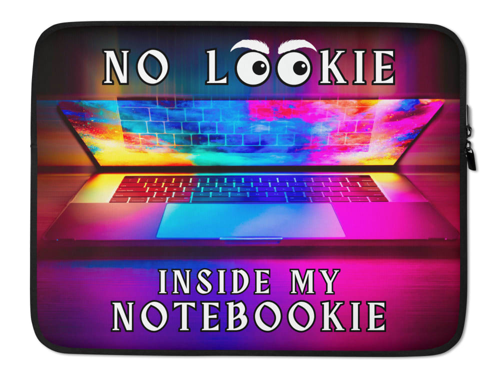 A custom laptop sleeve design with a sample of the finished product ...