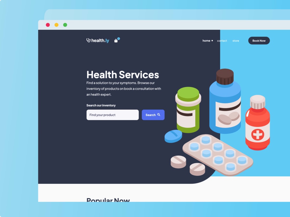 A fully custom landing page in Webflow | Upwork