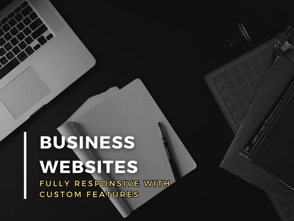 A fully responsive business website with custom features of client's choice | Upwork