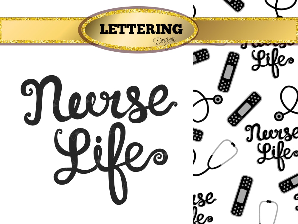 A beautiful lettering design. | Upwork