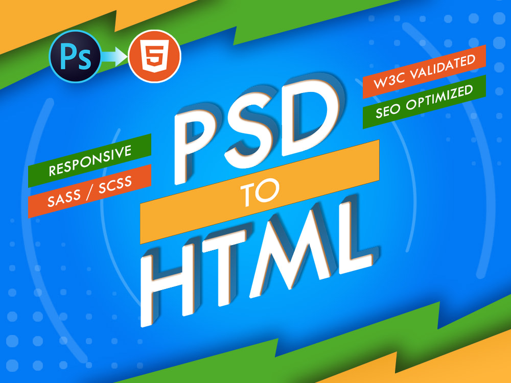 PSD/Figma/Sketch/XD/AI/ to Responsive Website HTML/CSS/JS/WordPress | Upwork