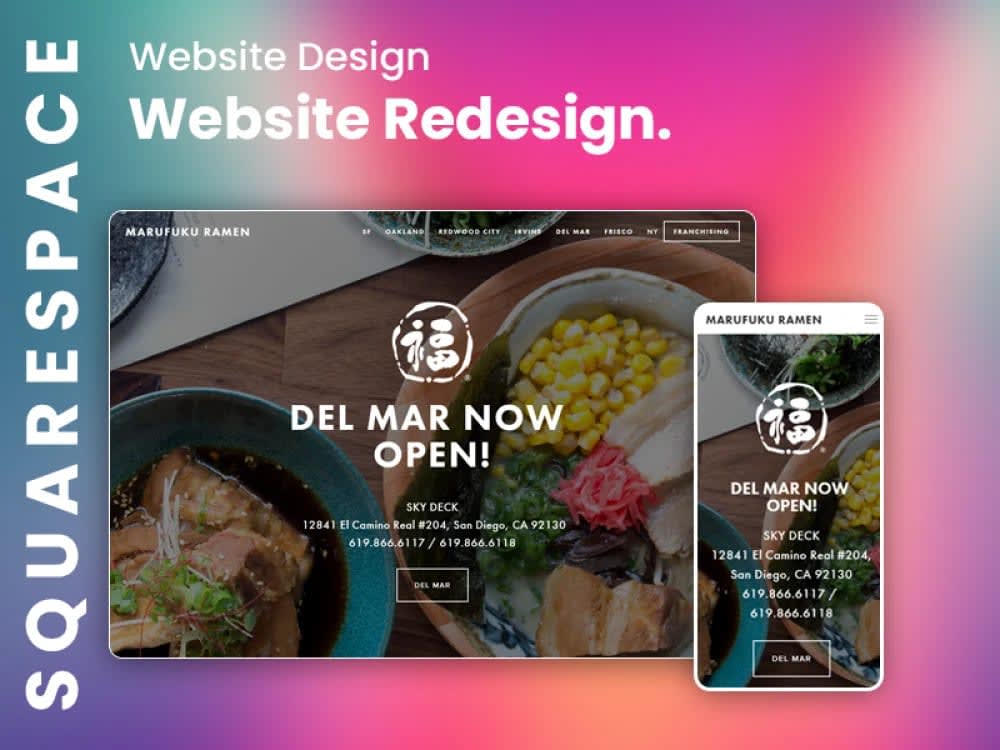Responsive Squarespace website design or Squarespace redesign | Upwork