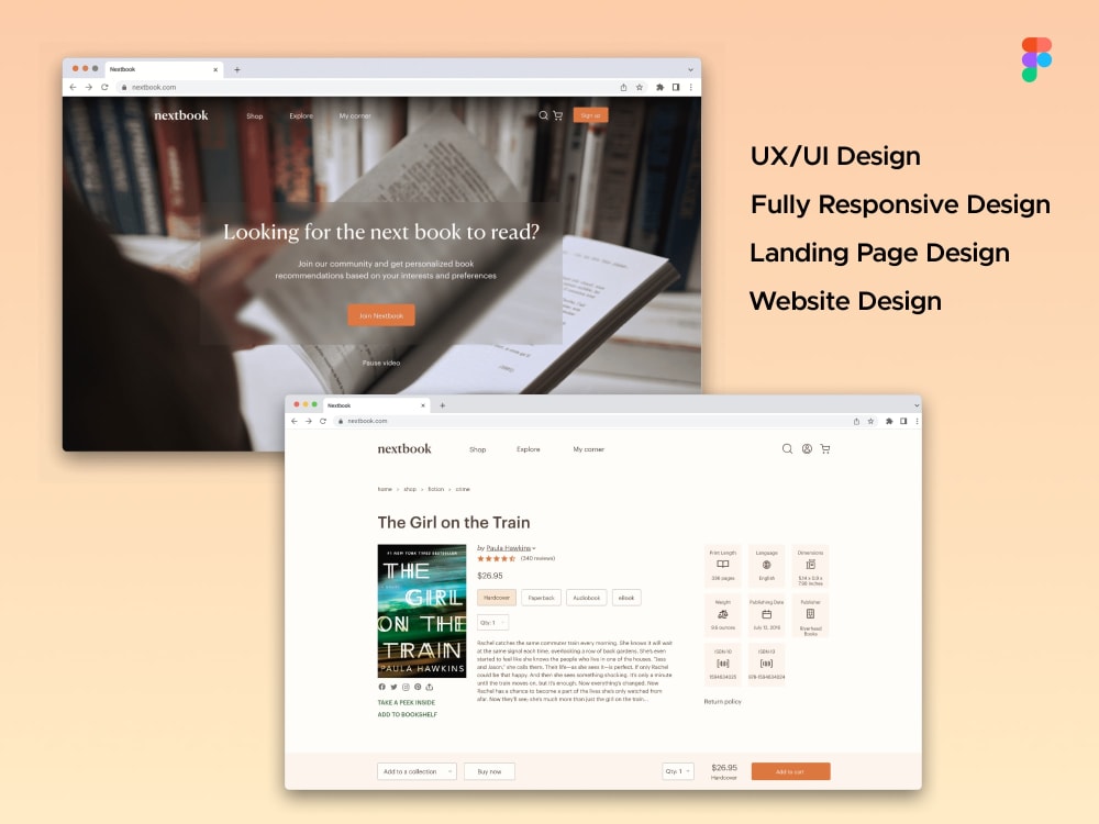 A modern and user-friendly design for your website on Figma | Upwork
