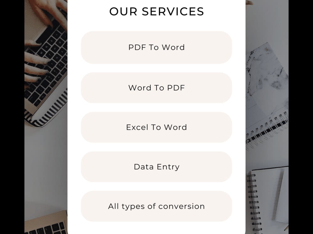 PDF-to-Word and Word-to-PDF conversions completed within 5 hours. | Upwork