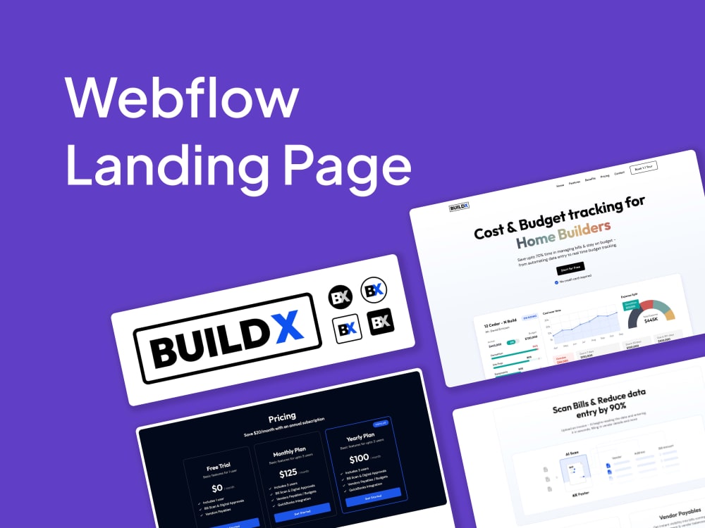 A world-class static landing website built on Webflow. | Upwork