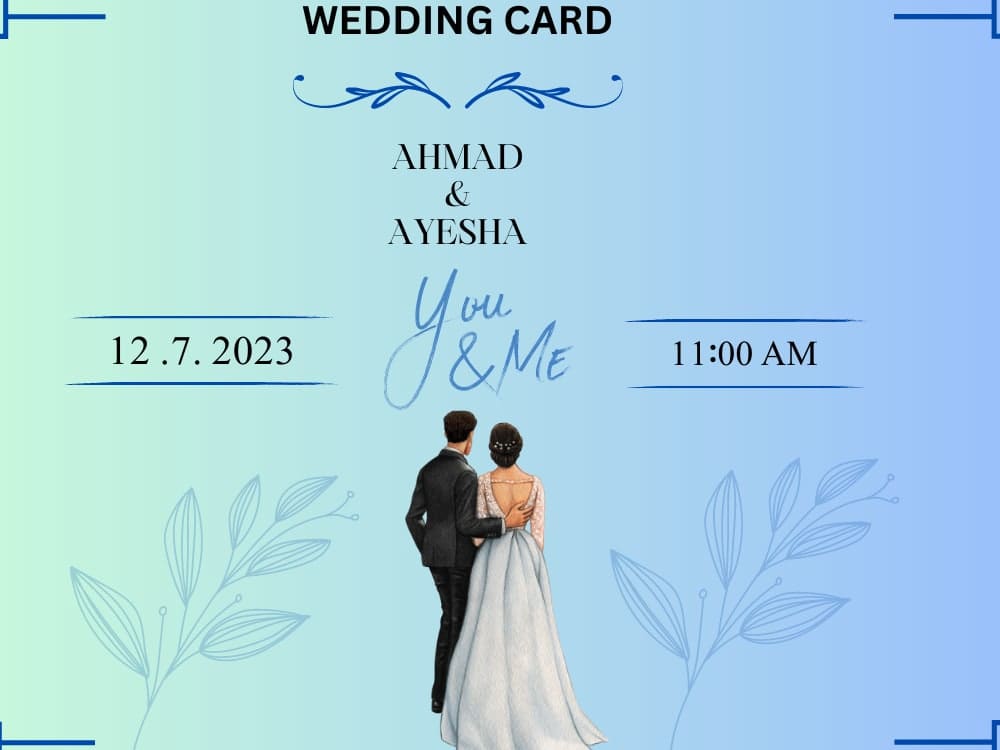 Create stylish wedding card, invitation wedding cards, bridal ...